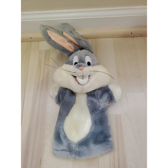 Warner Bros. | Toys | Vintage Bugs Bunny Hand Puppet Plush 5 24k ...